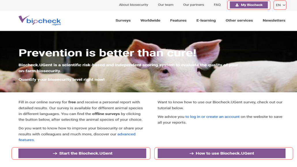 Assessing Biosecurity with Biocheck - Disarm Project